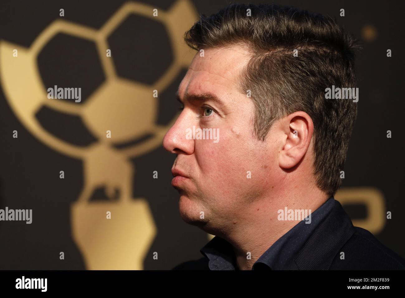Club's general manager Vincent Mannaert pictured on the red carpet at ...