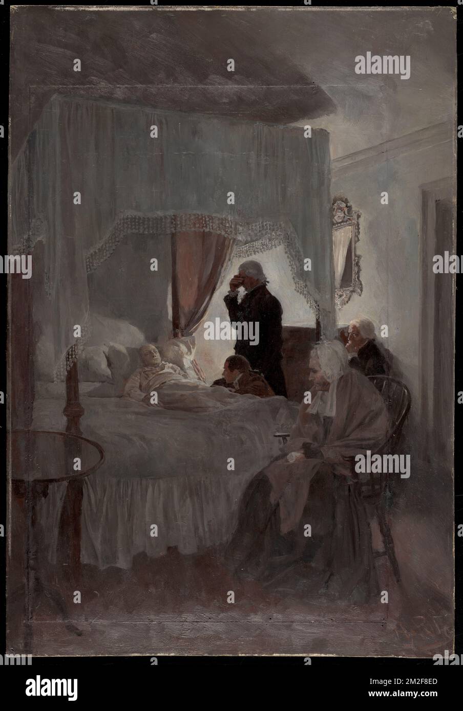 Death of Washington , Presidents, Death, Deathbeds, Presidents' spouses ...