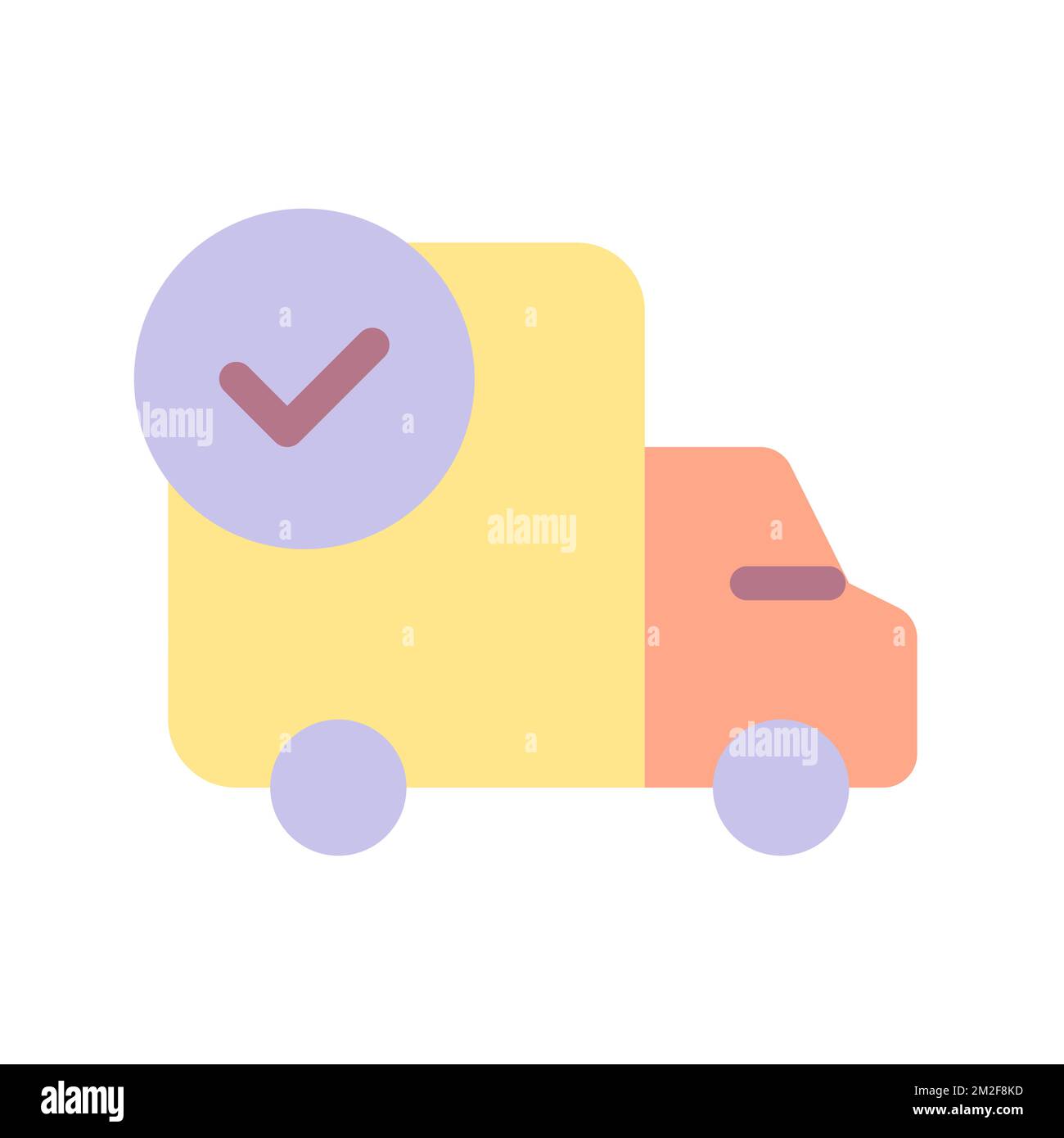 Shipment complete flat color ui icon Stock Vector Image & Art - Alamy