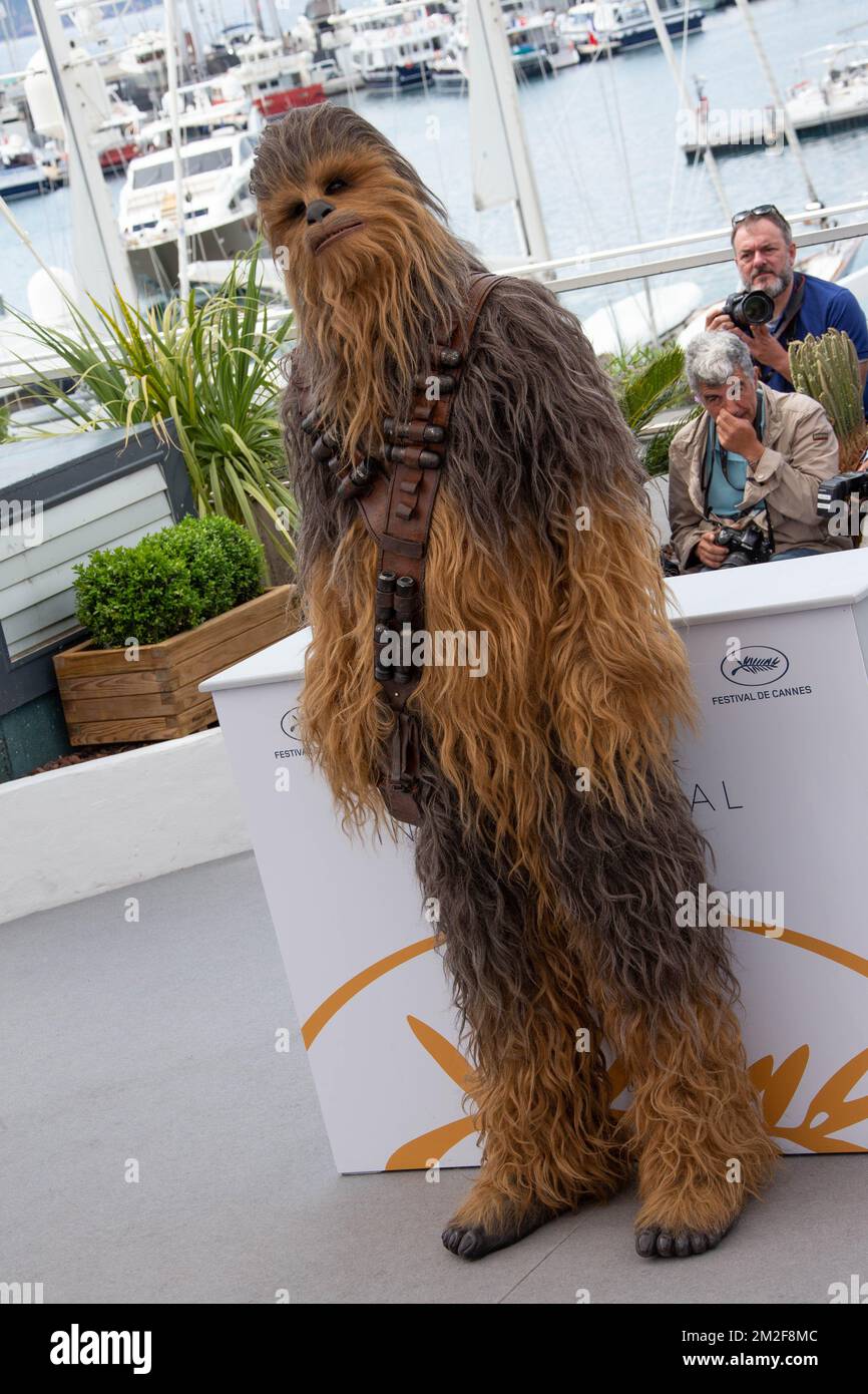 Chewbacca attends the photocall for 'Solo: A Star Wars Story' during ...