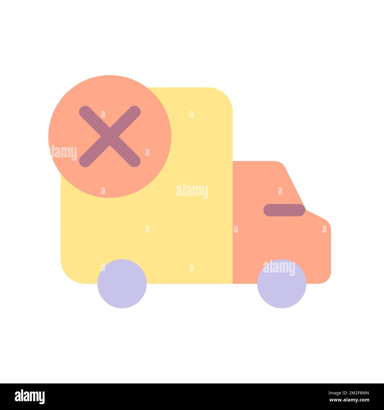 Shipment failed flat color ui icon Stock Vector Image & Art - Alamy