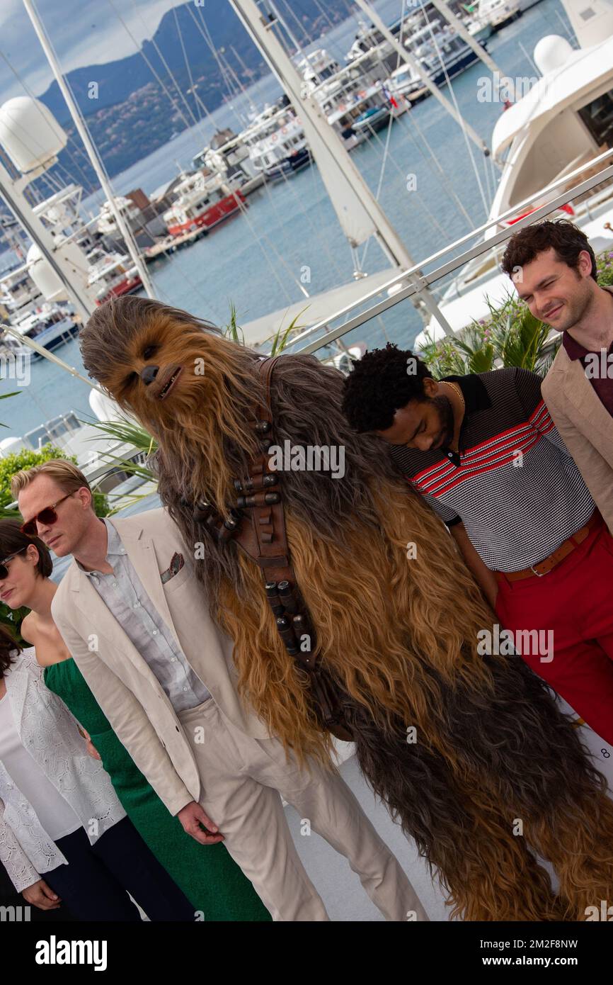 Chewbacca attends the photocall for 'Solo: A Star Wars Story' during ...