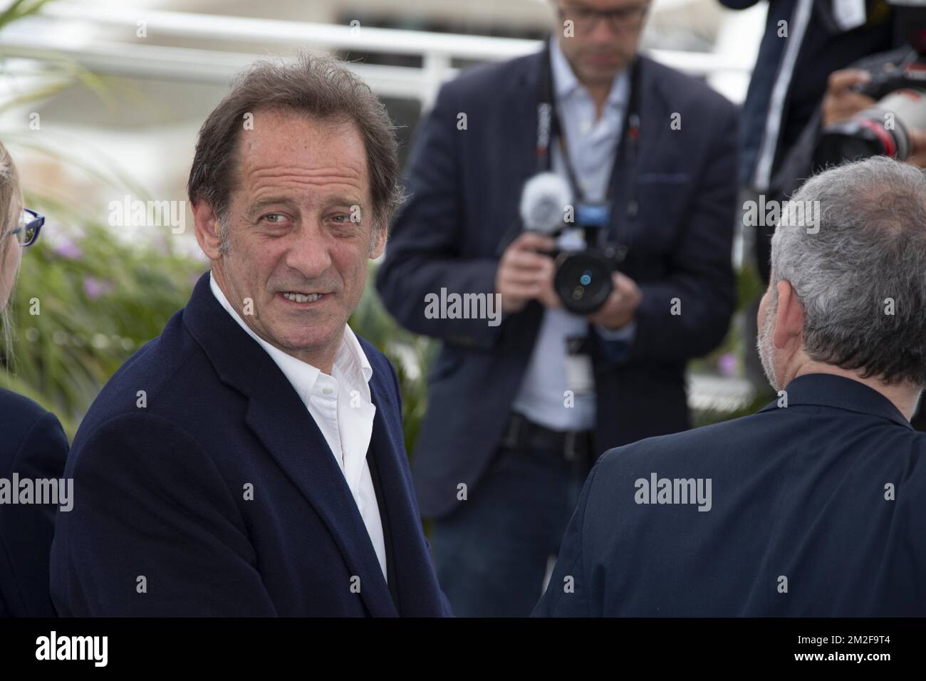 Vincent Lindon attends the photocall for the 'In War (En Guerre)' film ...