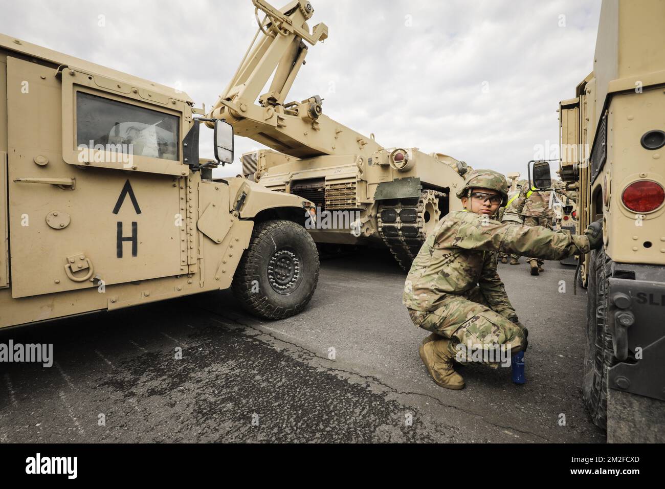 Illustration picture shows the military operation 'Fort to Port' of the ...