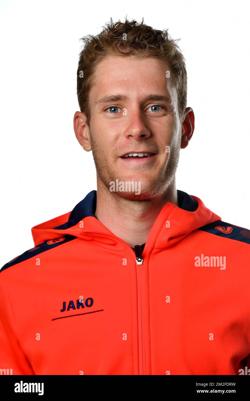 Belgian Daan soete poses for the photographer during a portrait session ...
