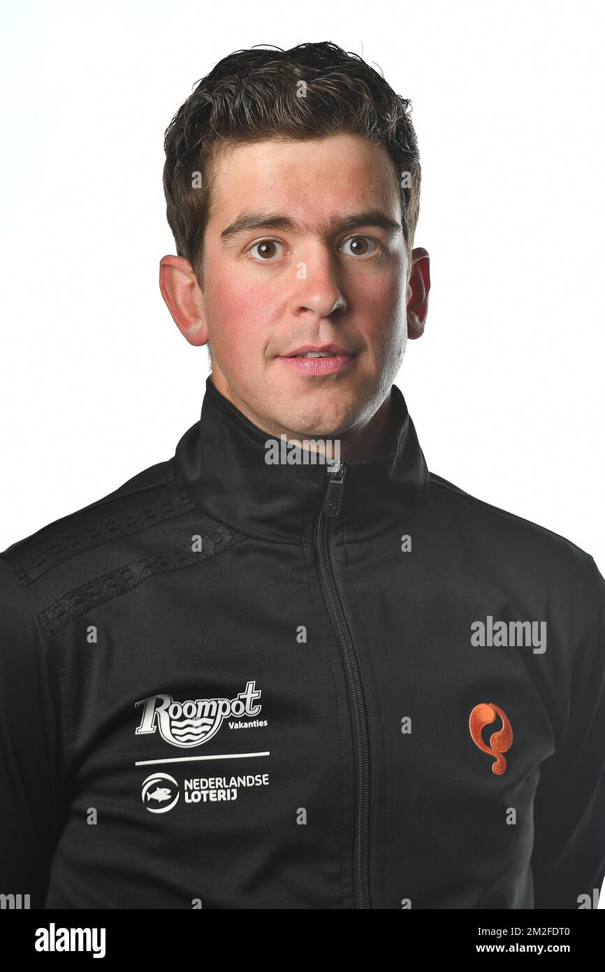 Dutch Brian van Goethem of Roompot-Nederlandse Loterij poses for the ...