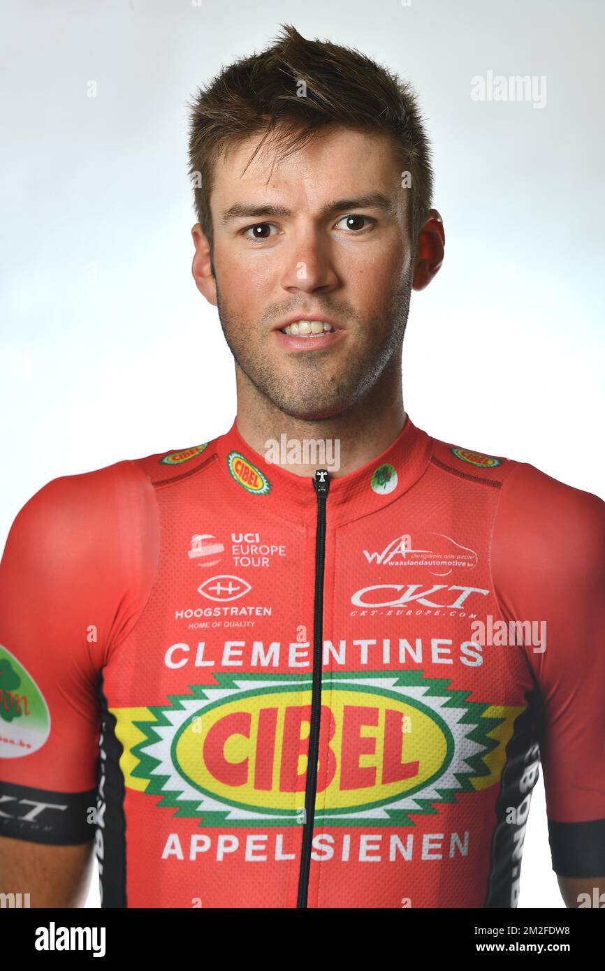 Belgian Michiel Dieleman poses for the photographer during a portrait ...