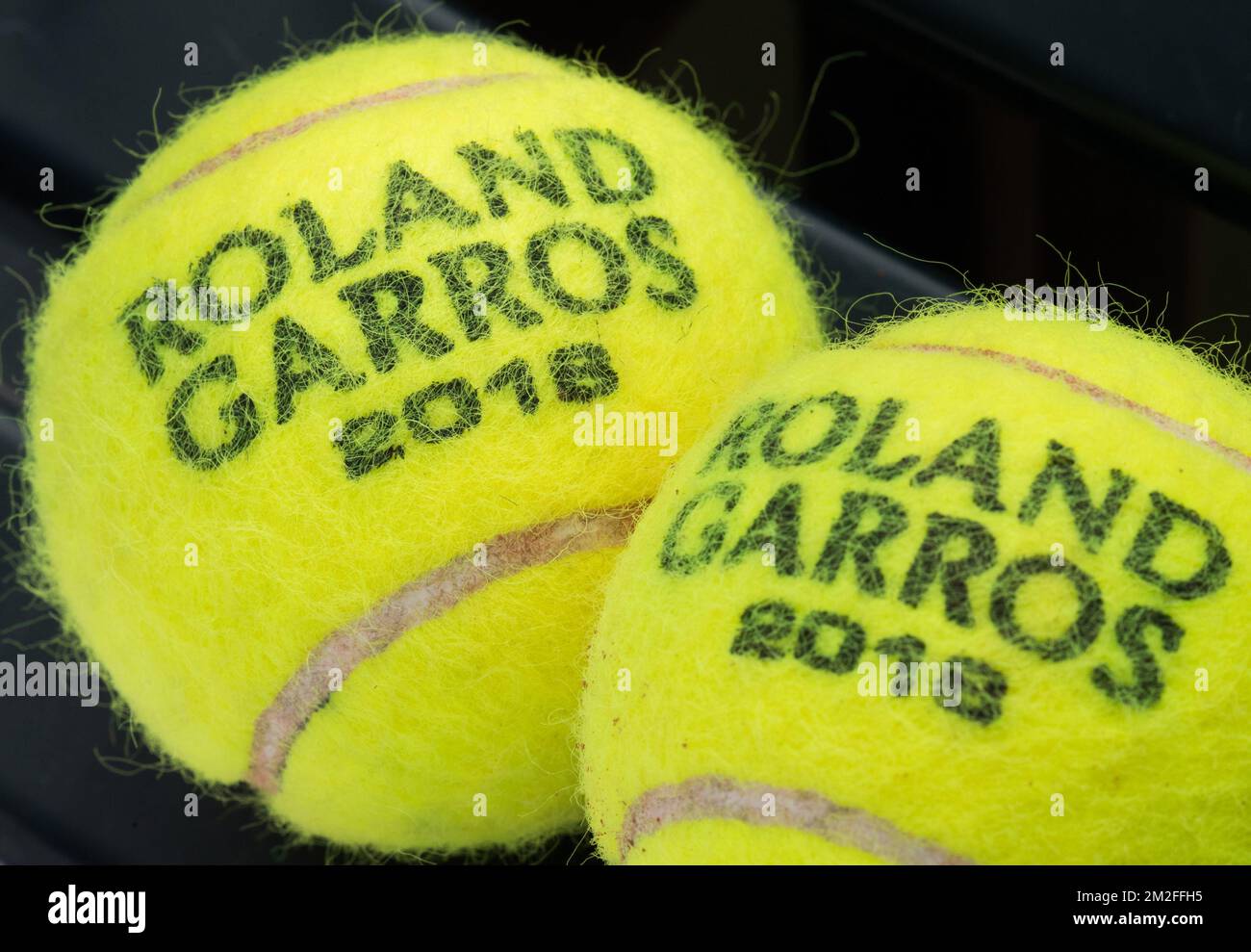 Roland garros tennis balls hi-res stock photography and images - Alamy