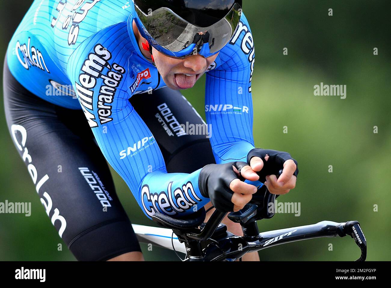 Belgian Sean De Bie of Verandas Willems - Crelan pictured in action ...