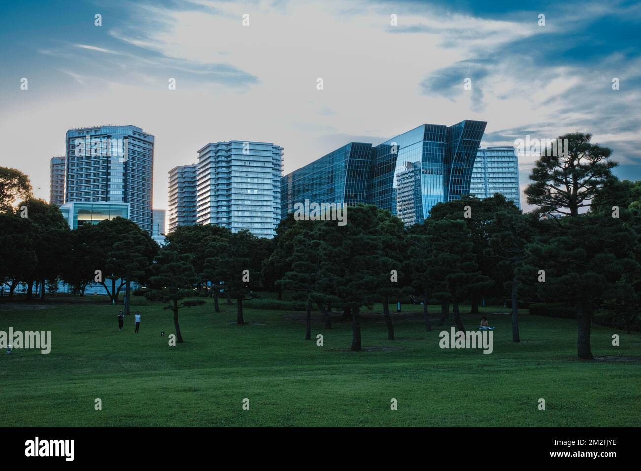 Rinko Park offers lots of open space and shaded spaces as well making ...