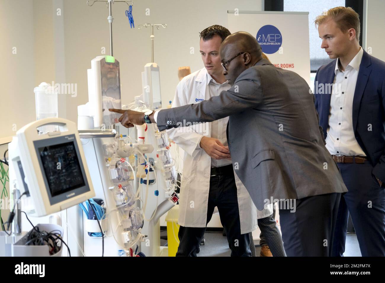 Illustration picture shows the inauguration of the European ...