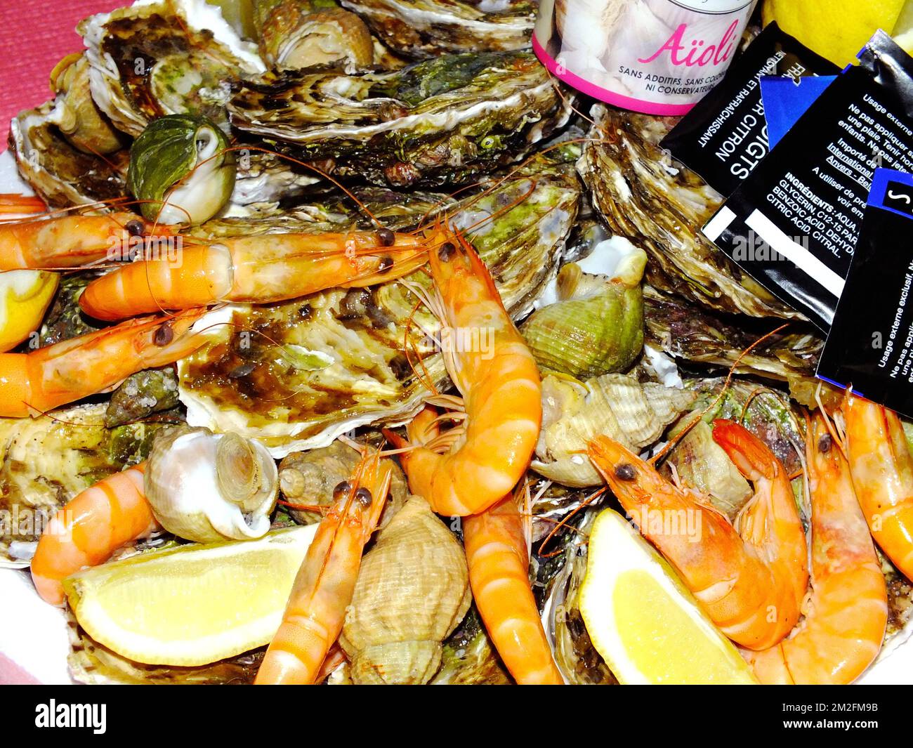 Seafood platter | Plateau de fruits de mer 29/05/2018 Stock Photo - Alamy