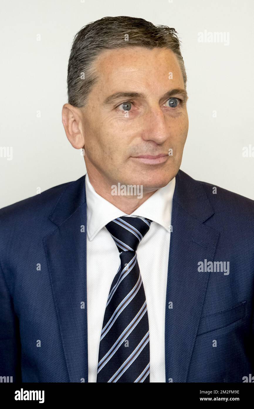 CEO Nipro Medical Europe Serge Kemps pictured during the inauguration ...