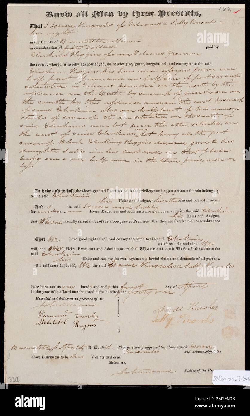 1800s land transactions hi-res stock photography and images - Alamy