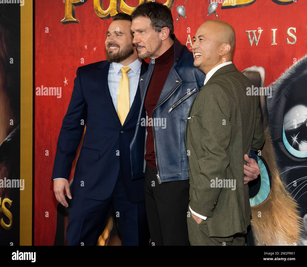 New York, New York, Dec. 13, 2022. (L-R) Joel Crawford, Antonio ...
