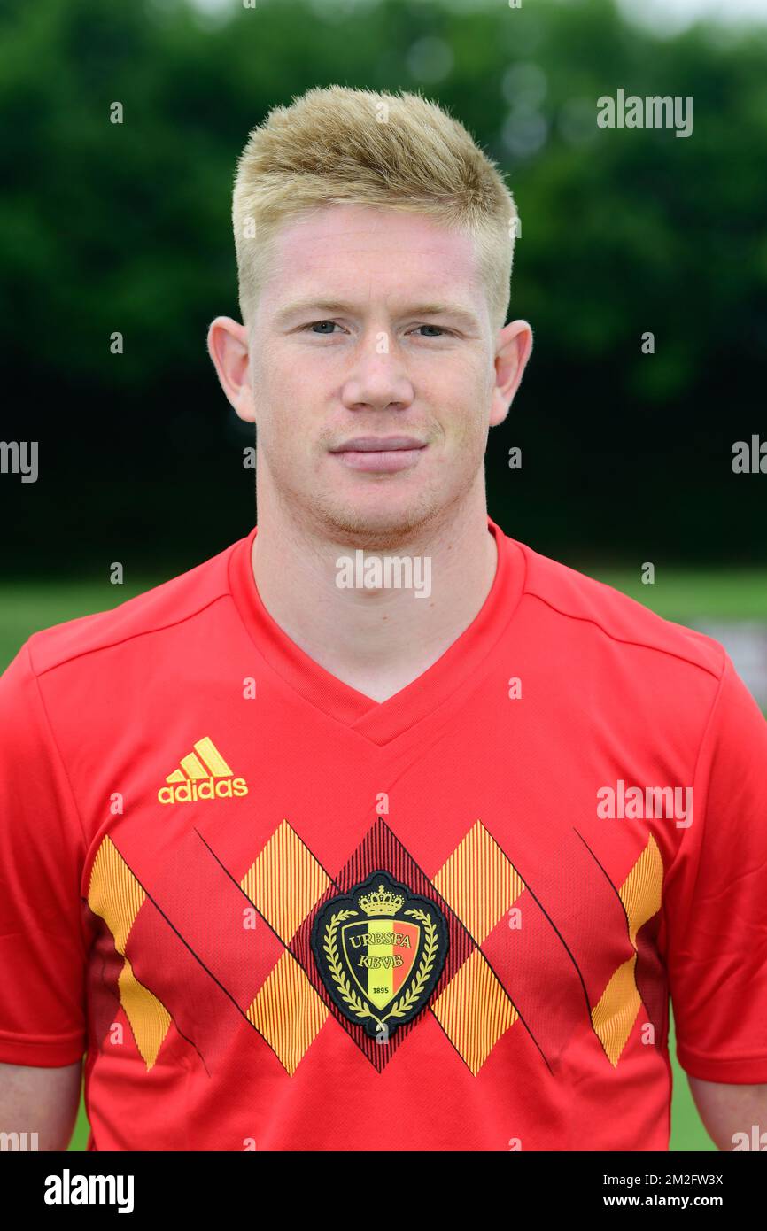 Belgium's Kevin De Bruyne poses for the photographer during the ...