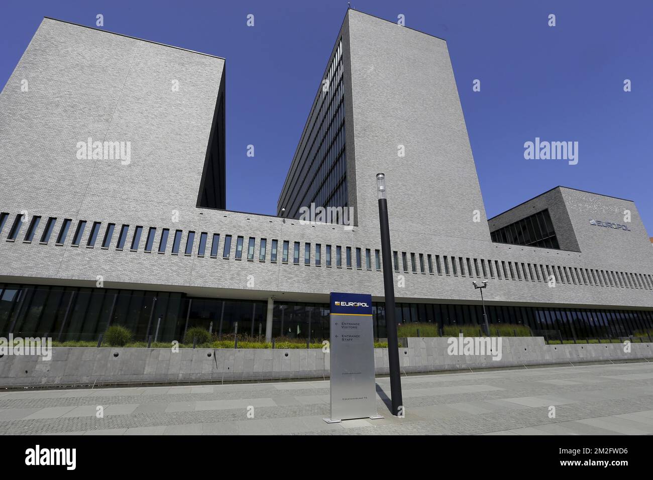 Europol headquarters pictured during a working visit of Belgian Prime ...