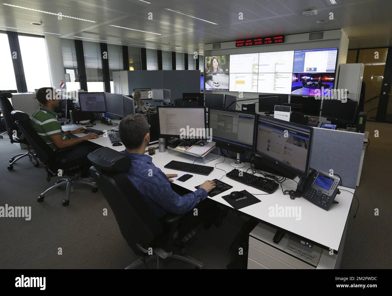 Illustration picture taken during a working visit of Belgian Prime ...