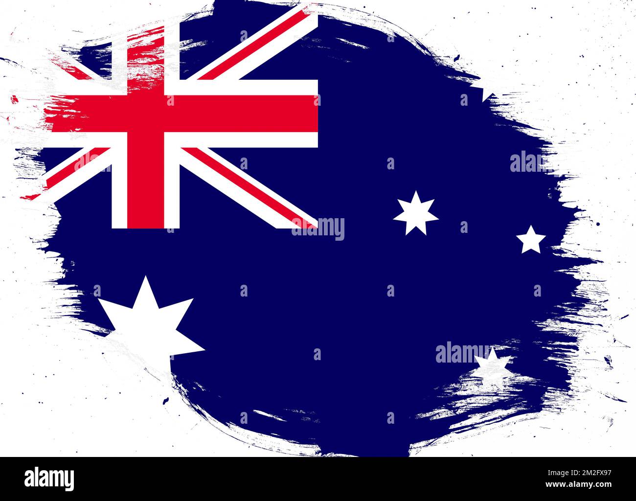 Australian flag with peace symbol hi-res stock photography and images ...