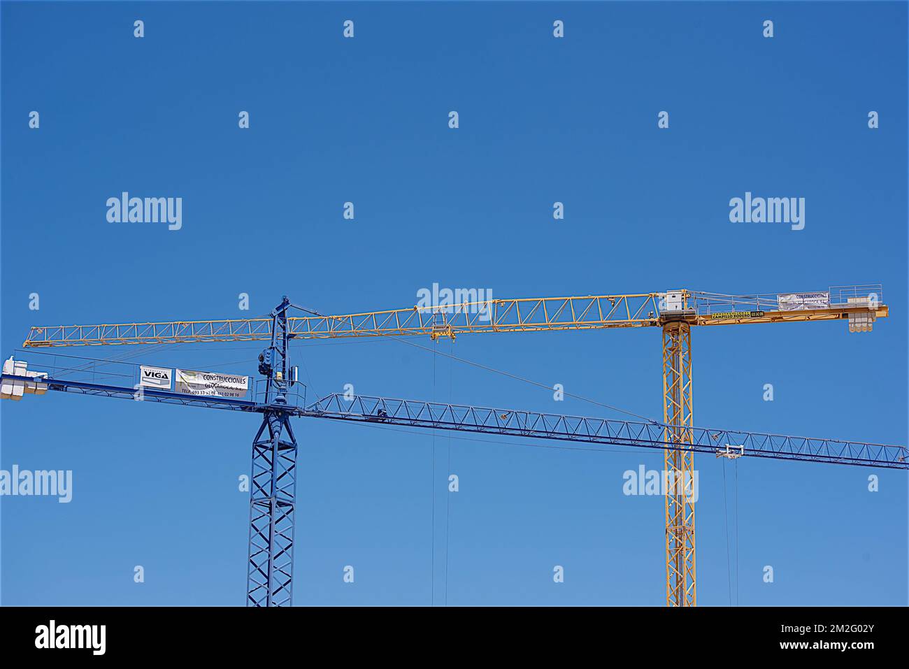 Works crane | Grue chantier, 12/06/2018 Stock Photo - Alamy