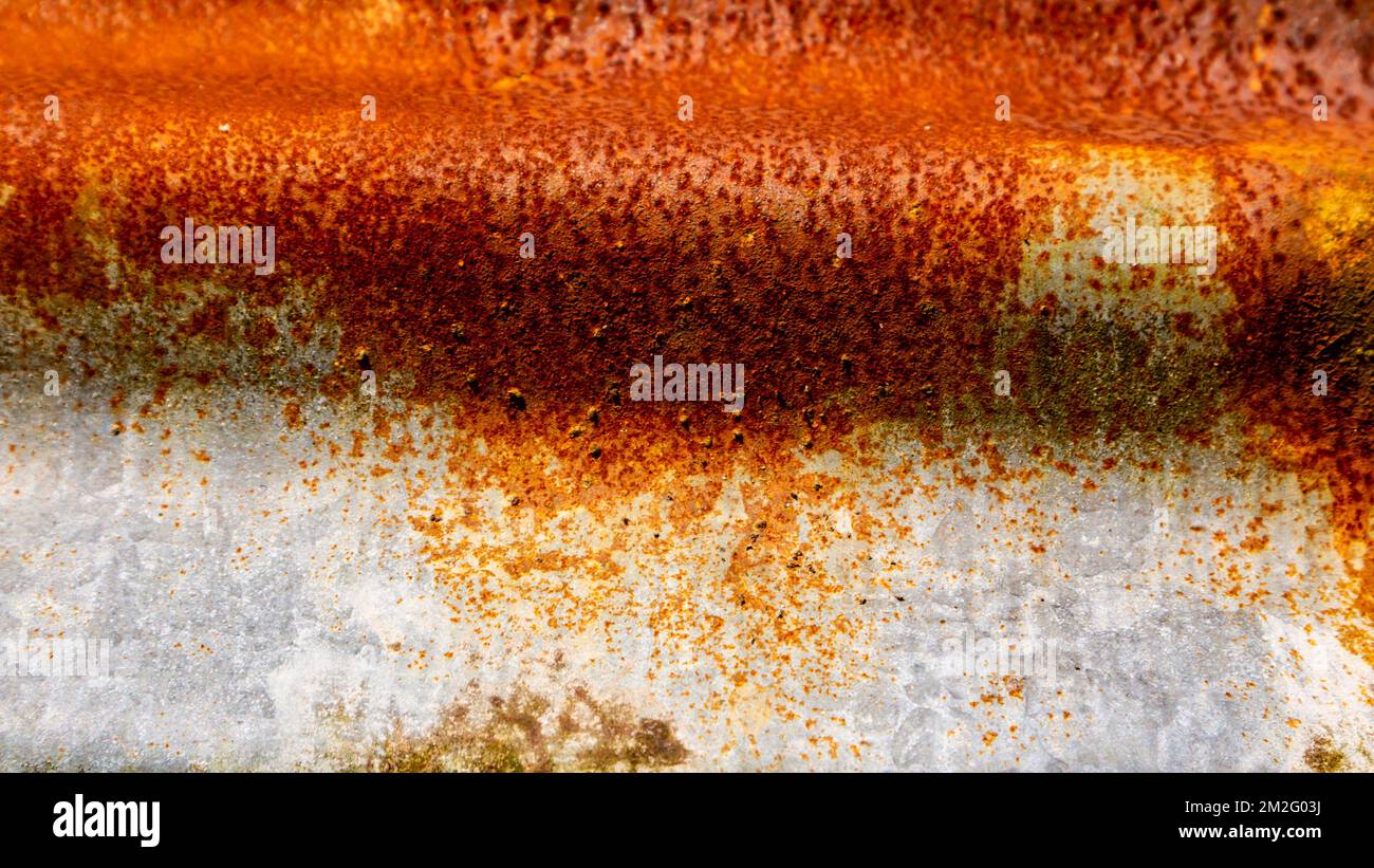 rusty zinc texture as background Stock Photo - Alamy
