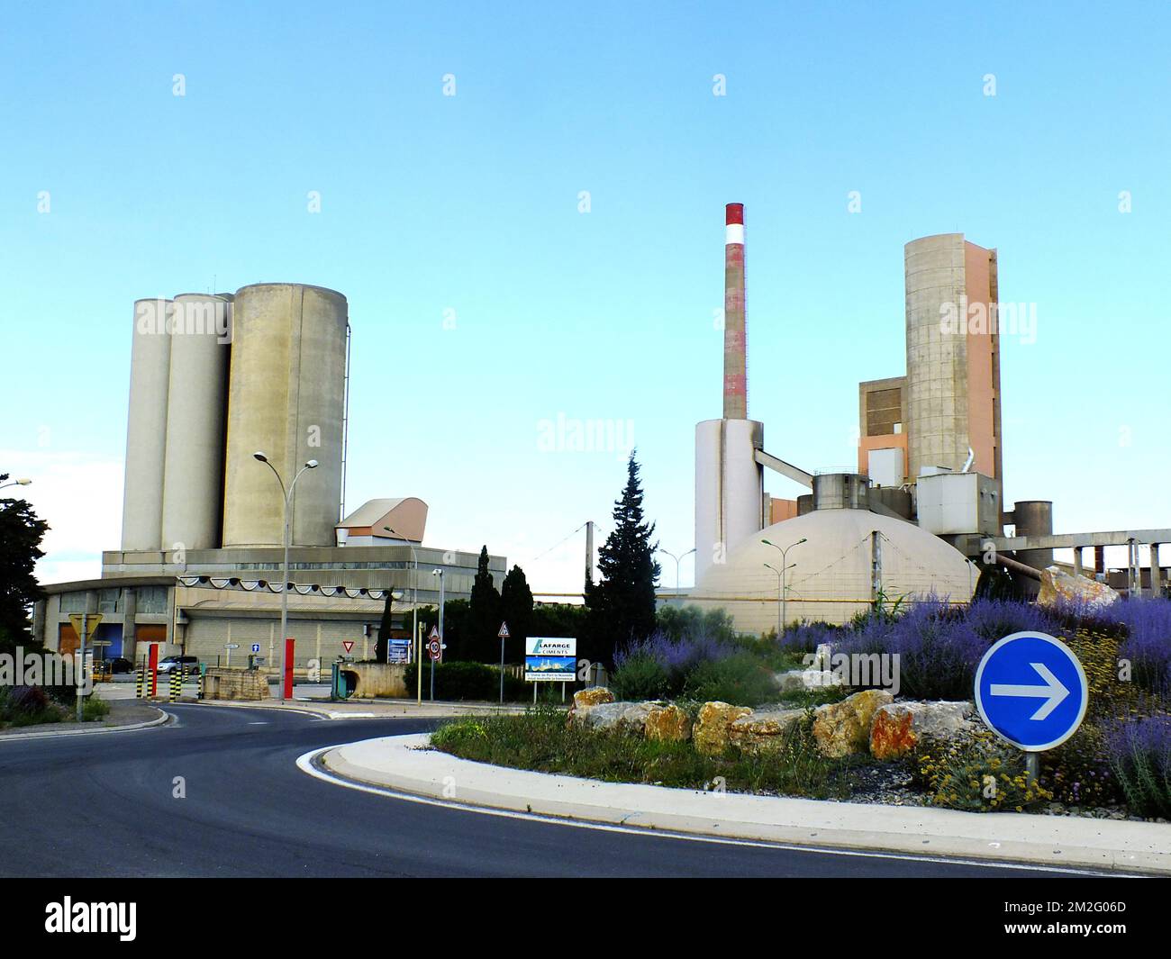 Cement works | Cimenterie Lafarge 13/06/2018 Stock Photo - Alamy