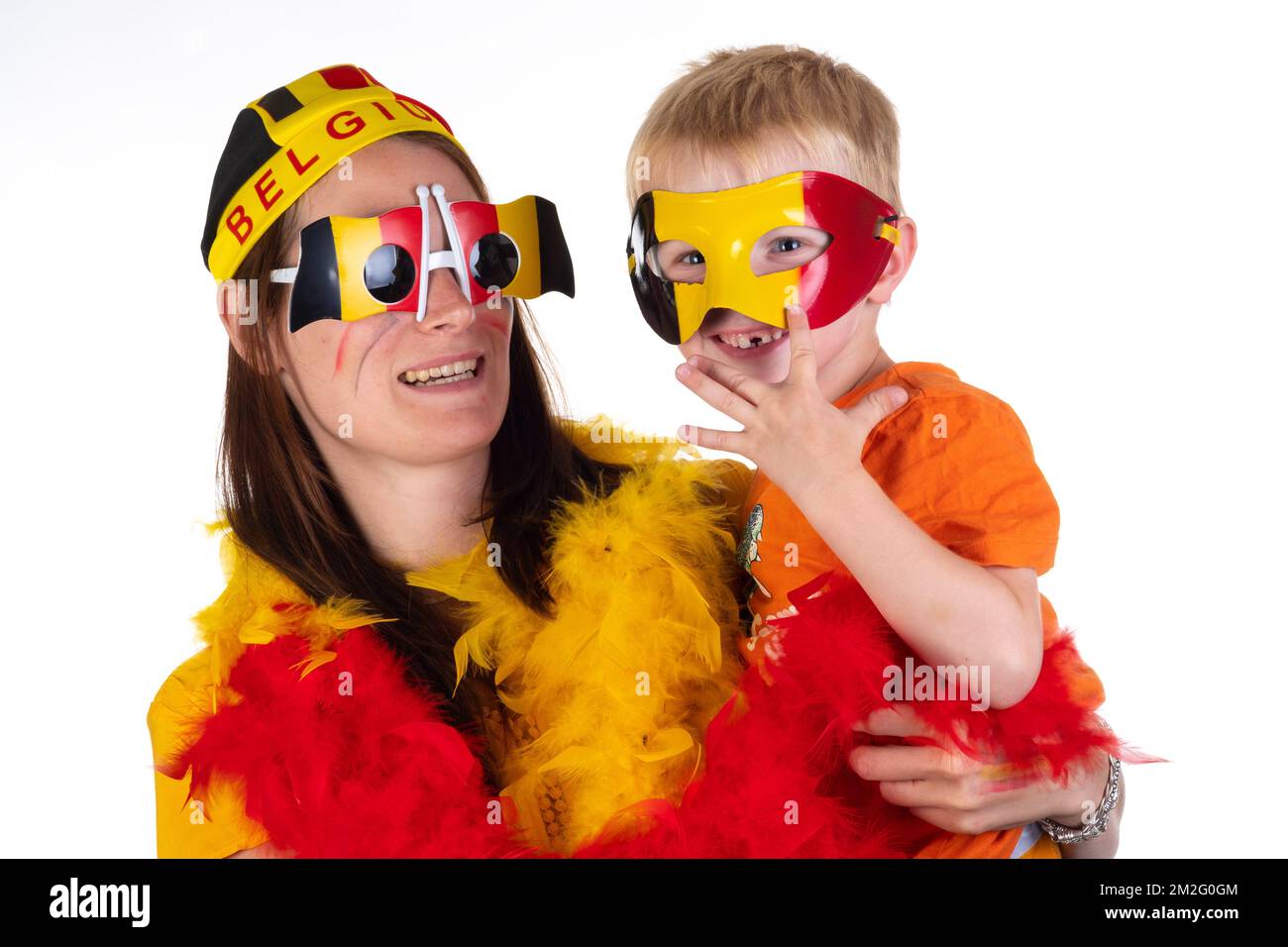 Belgian supporter. | Supporter belge. 05/05/2016 Stock Photo - Alamy