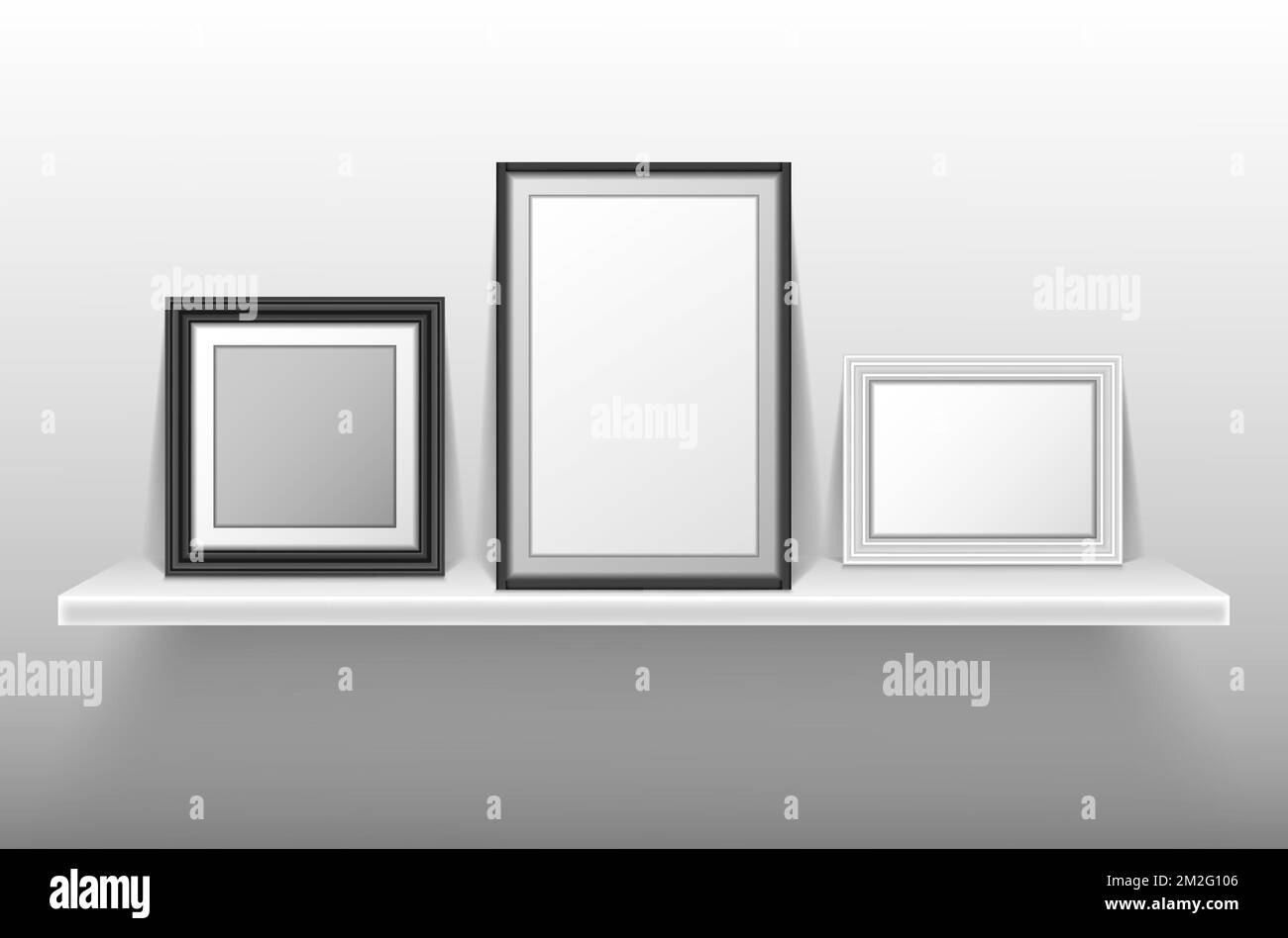 Vintage standing picture frames Stock Vector Images - Alamy