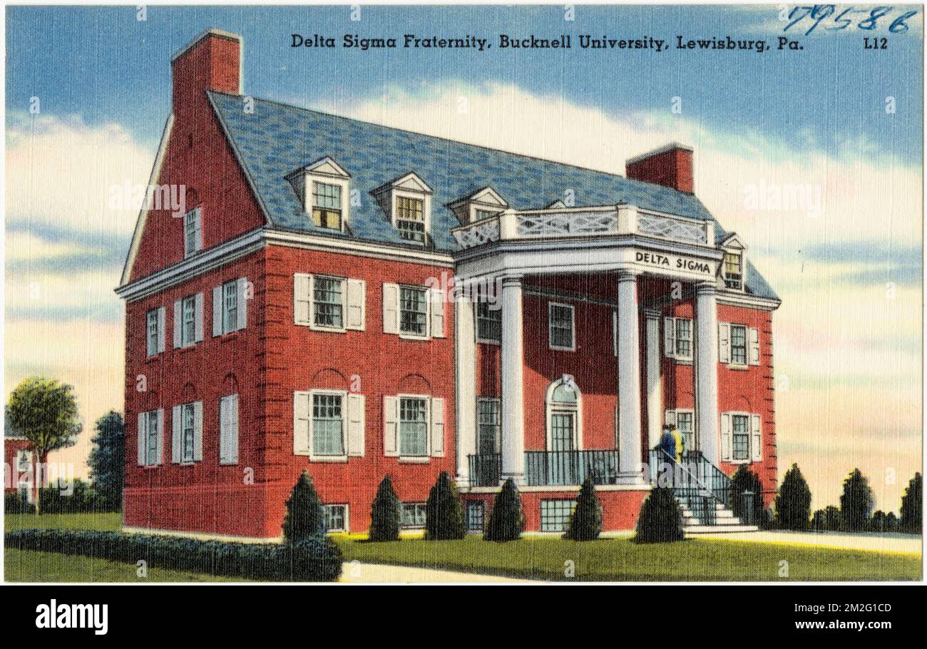 Delta Sigma Fraternity, Bucknell University, Lewisburg, Pa ...