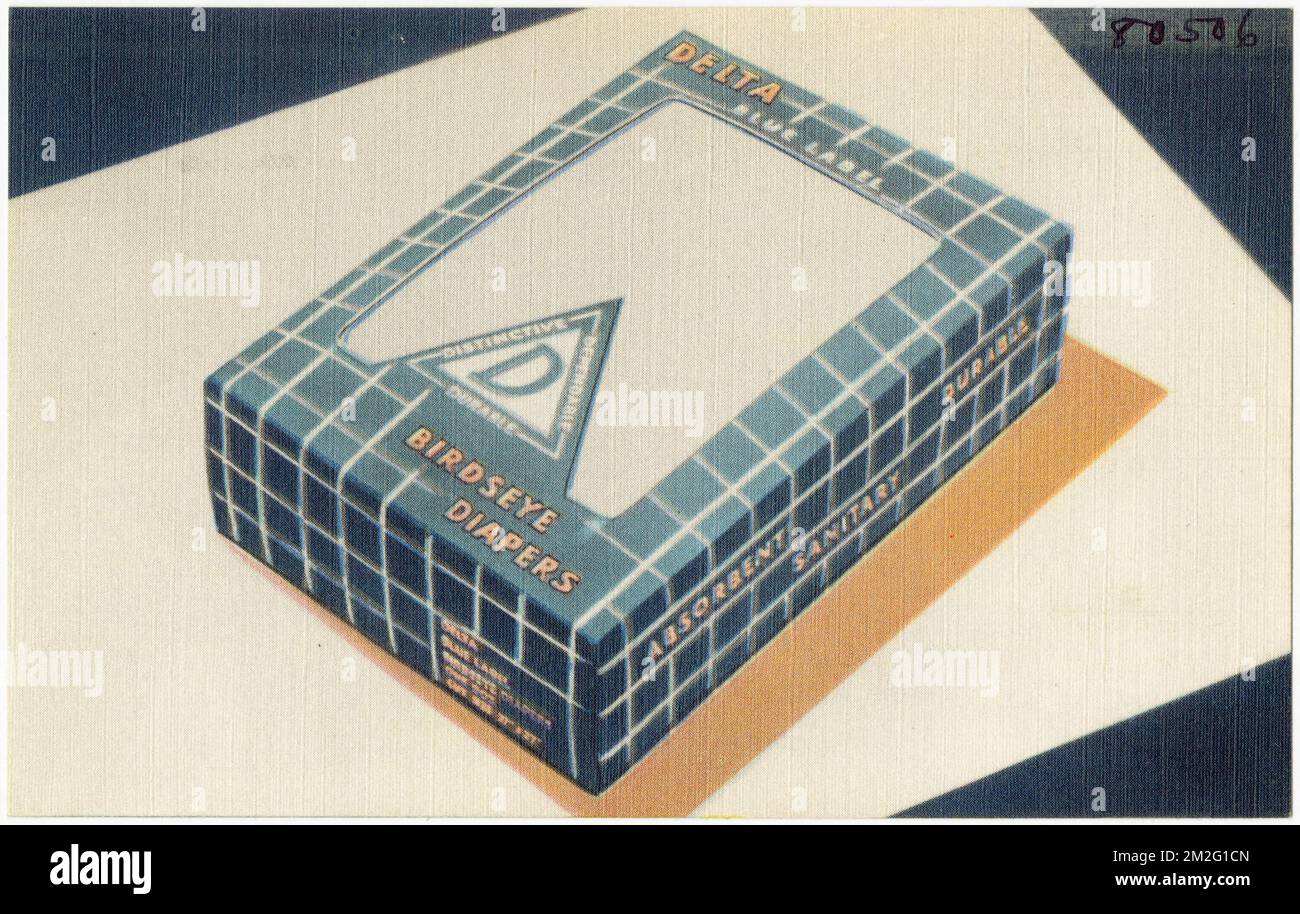Delta Blue Label Birdseye Diapers , Tichnor Brothers Collection ...