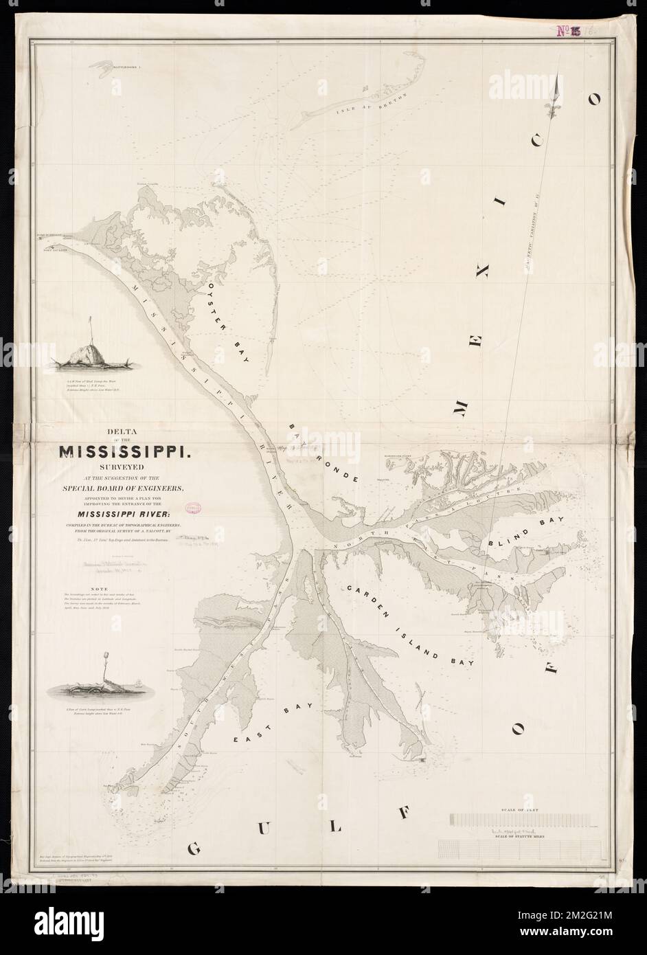Delta of the Mississippi : surveyed at the suggestion of the Special ...