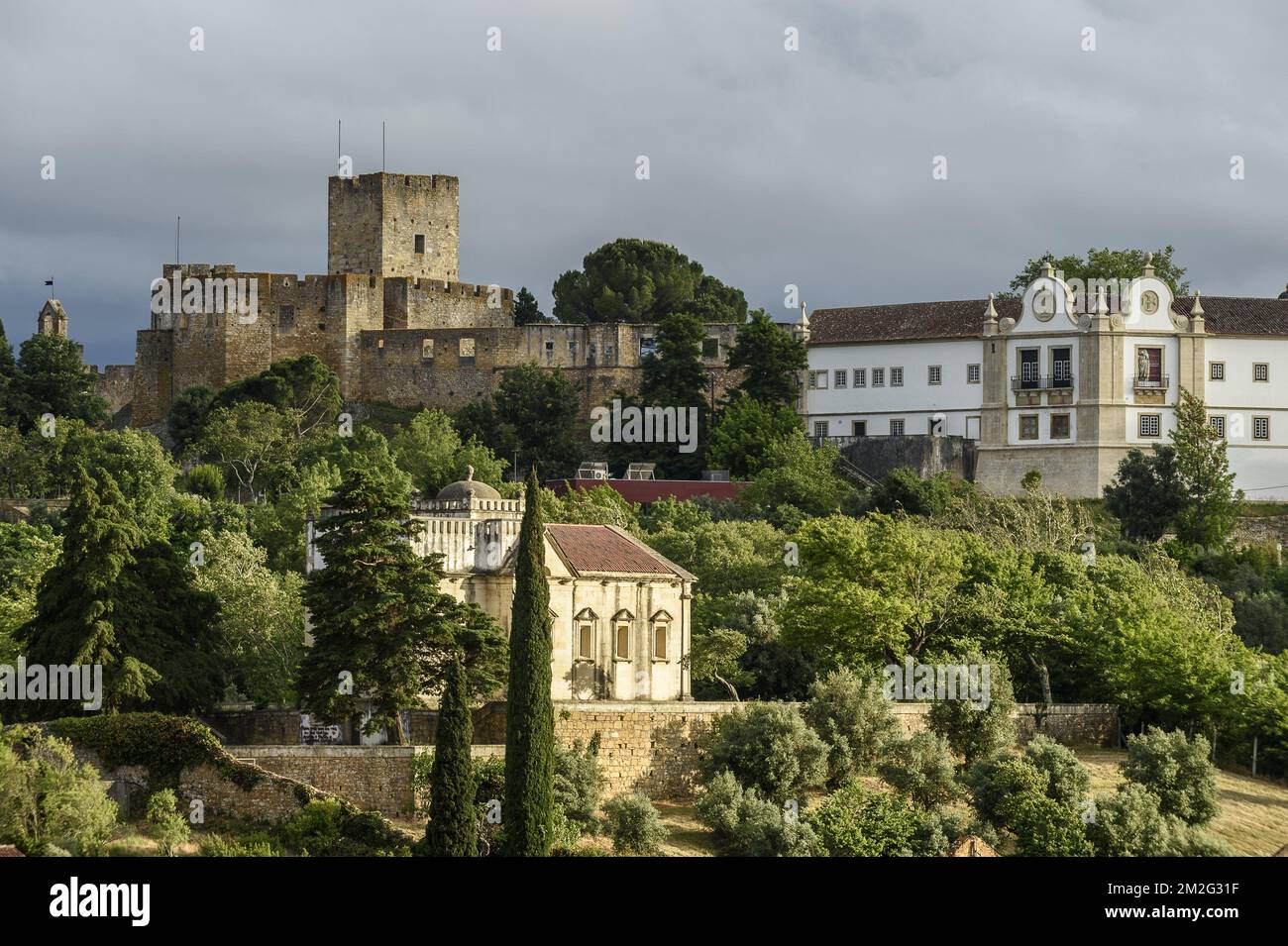 Tomar medieval and historical center - Templar city. Covento do Christo ...