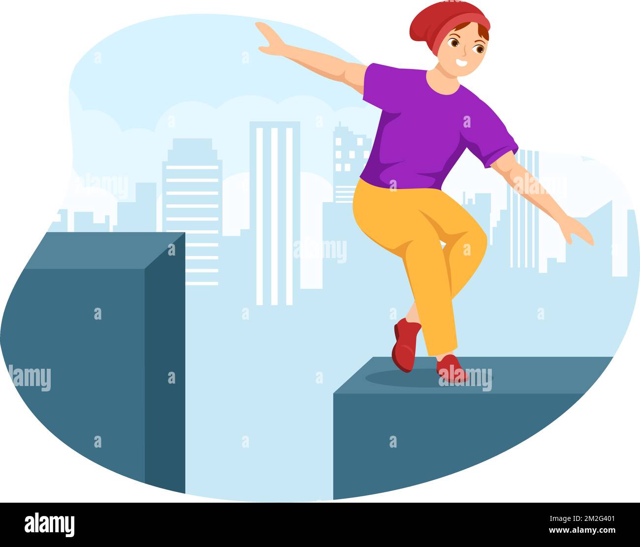 Jumping barriers Stock Vector Images - Alamy