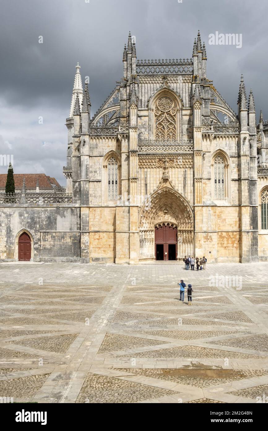 The monastry of Santa maria de Vitoria is unesco heritage was erected ...