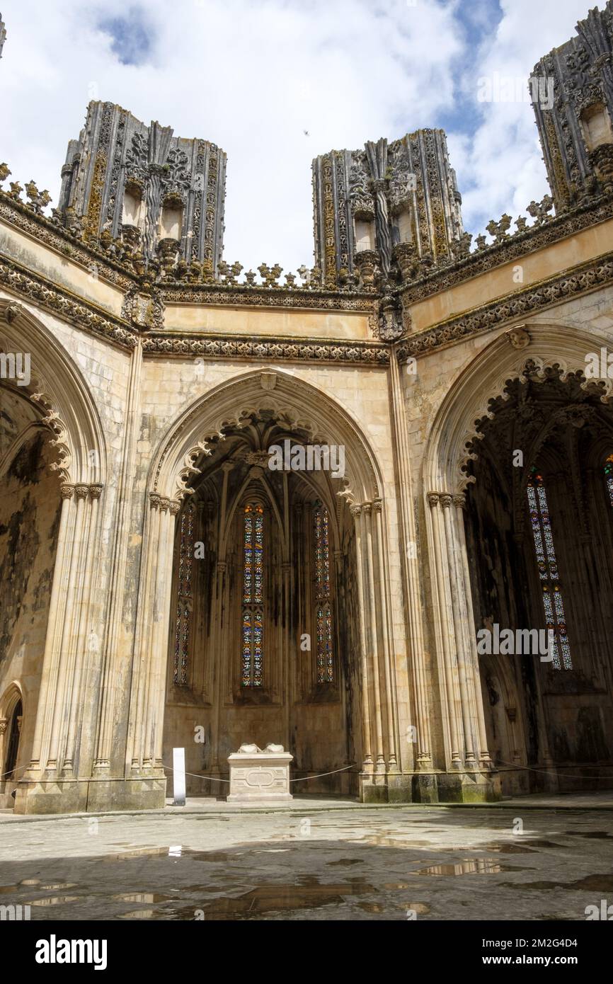 The monastry of Santa maria de Vitoria is unesco heritage was erected ...