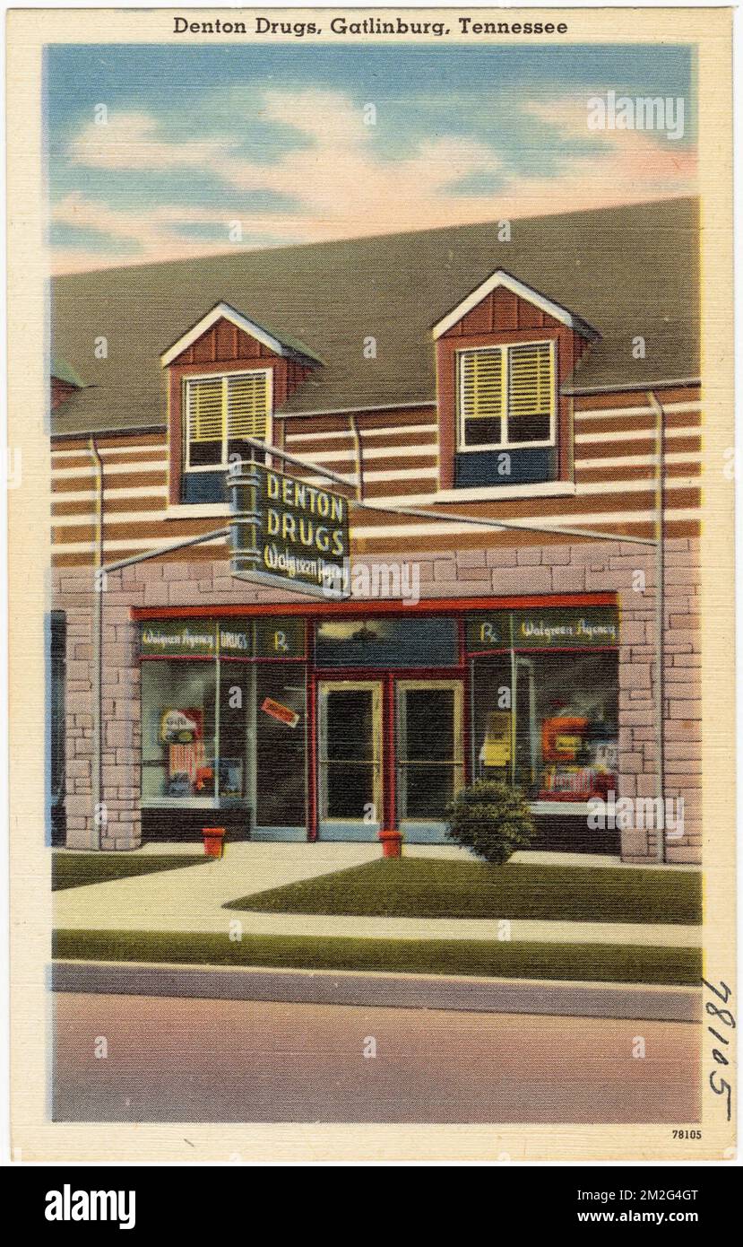 Denton Drugs, Gatlinburg, Tennessee , Commercial facilities, Tichnor ...