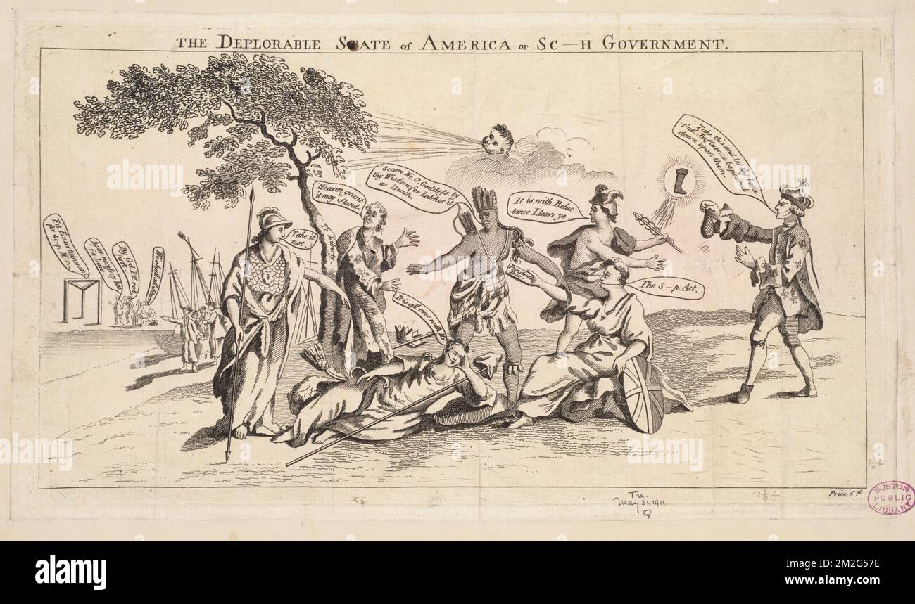 Stamp act 1765 hi-res stock photography and images - Alamy