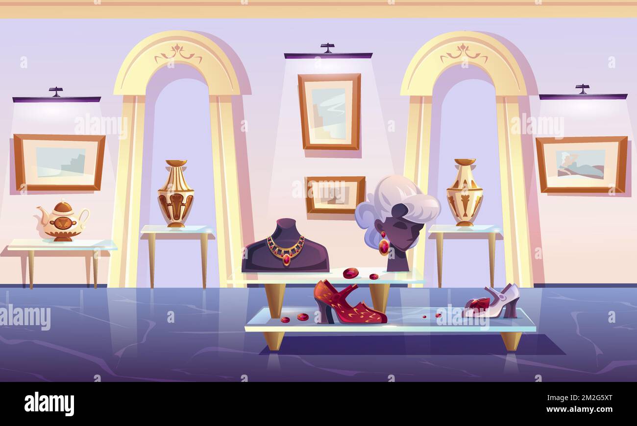 Cartoon exhibit Stock Vector Images - Alamy