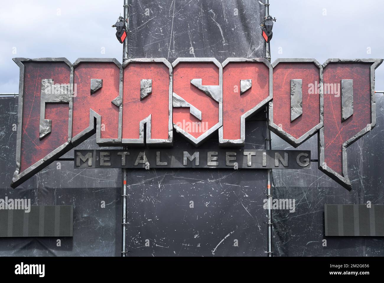 Illustration picture shows the first day of the Graspop Metal Meeting ...