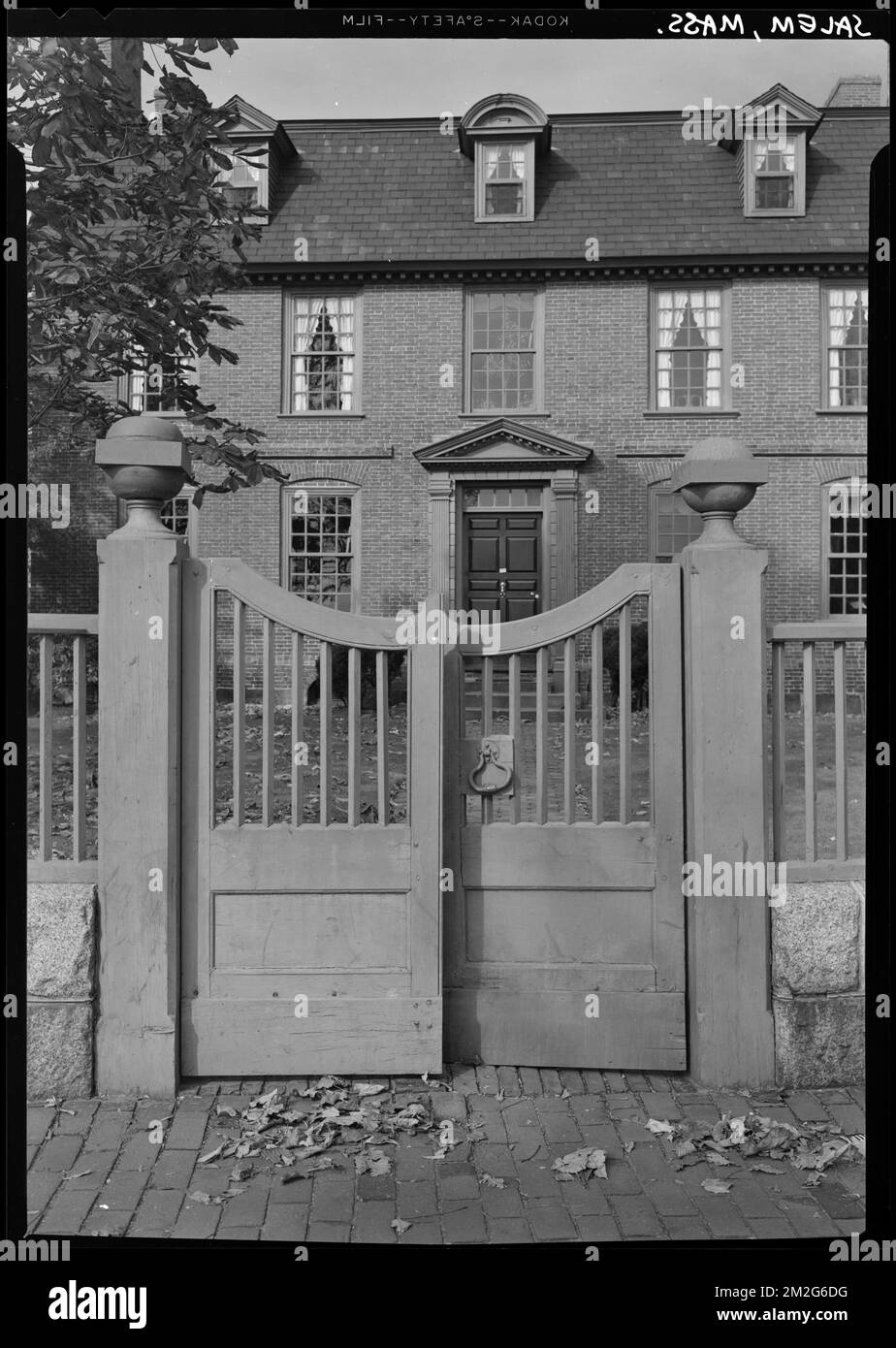 Derby House Gate , Architecture, Dwellings, Gates. Samuel Chamberlain ...