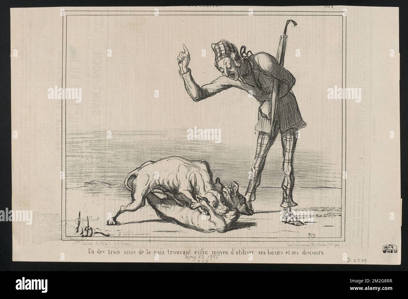 Un des trois amis de la paix... , Business people, Politicians, Cobden ...