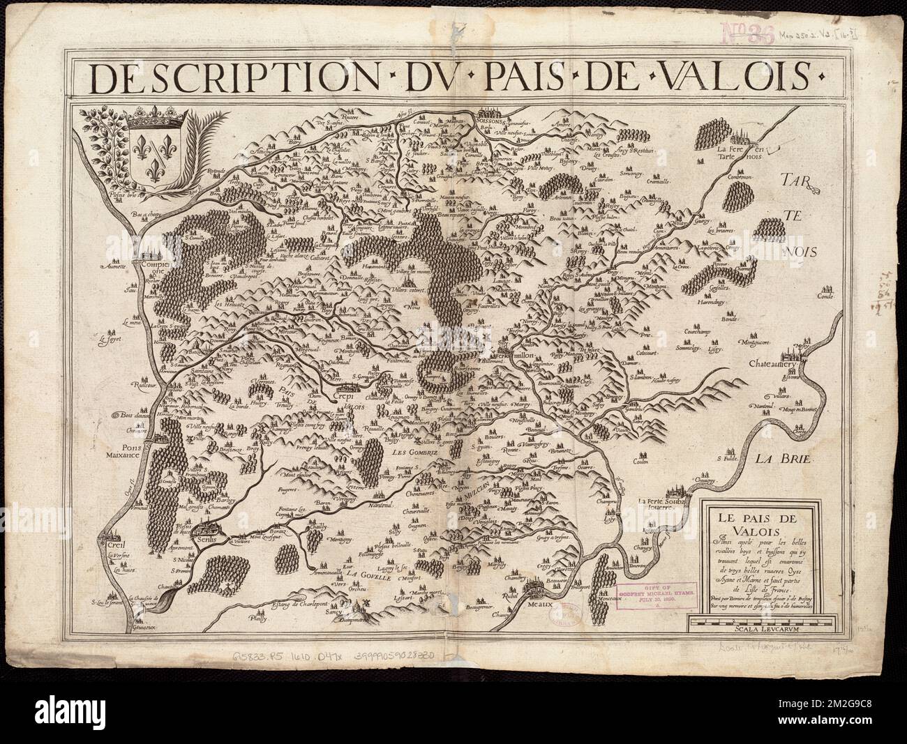 Description du pais de Valois , Picardy France, Maps, Early works to ...