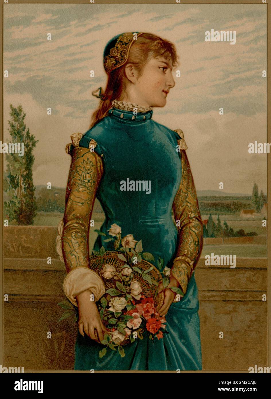 Design for Christmas card , Flowers. Louis Prang & Company Collection ...