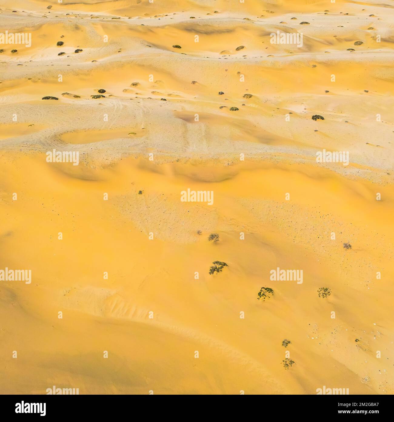 Namibia Desert. Aerial View Sand Dunes near Walvis Bay and Swakopmund ...