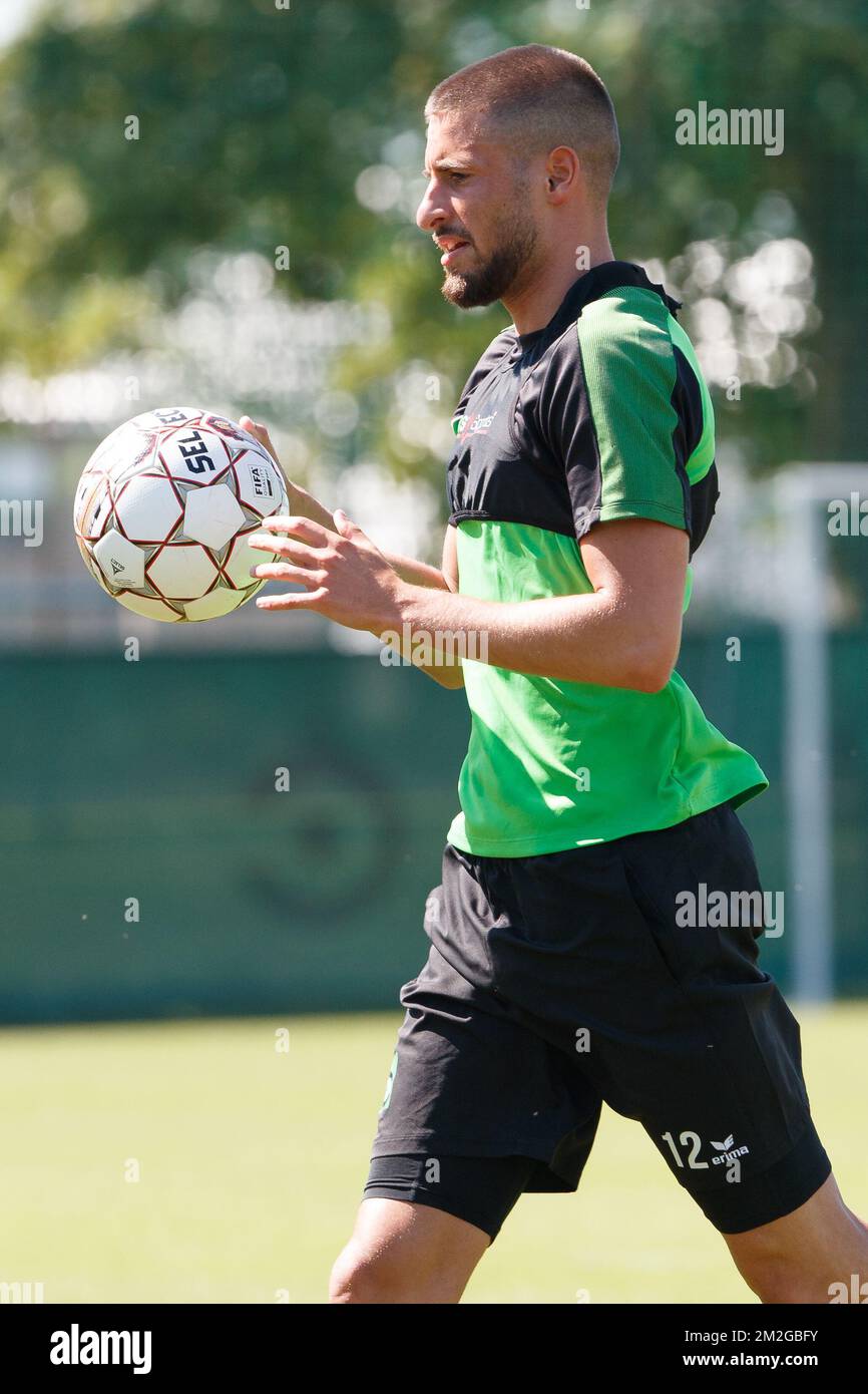 Cercle's Queiroz Barcelos Crysan pictured during a training session of ...