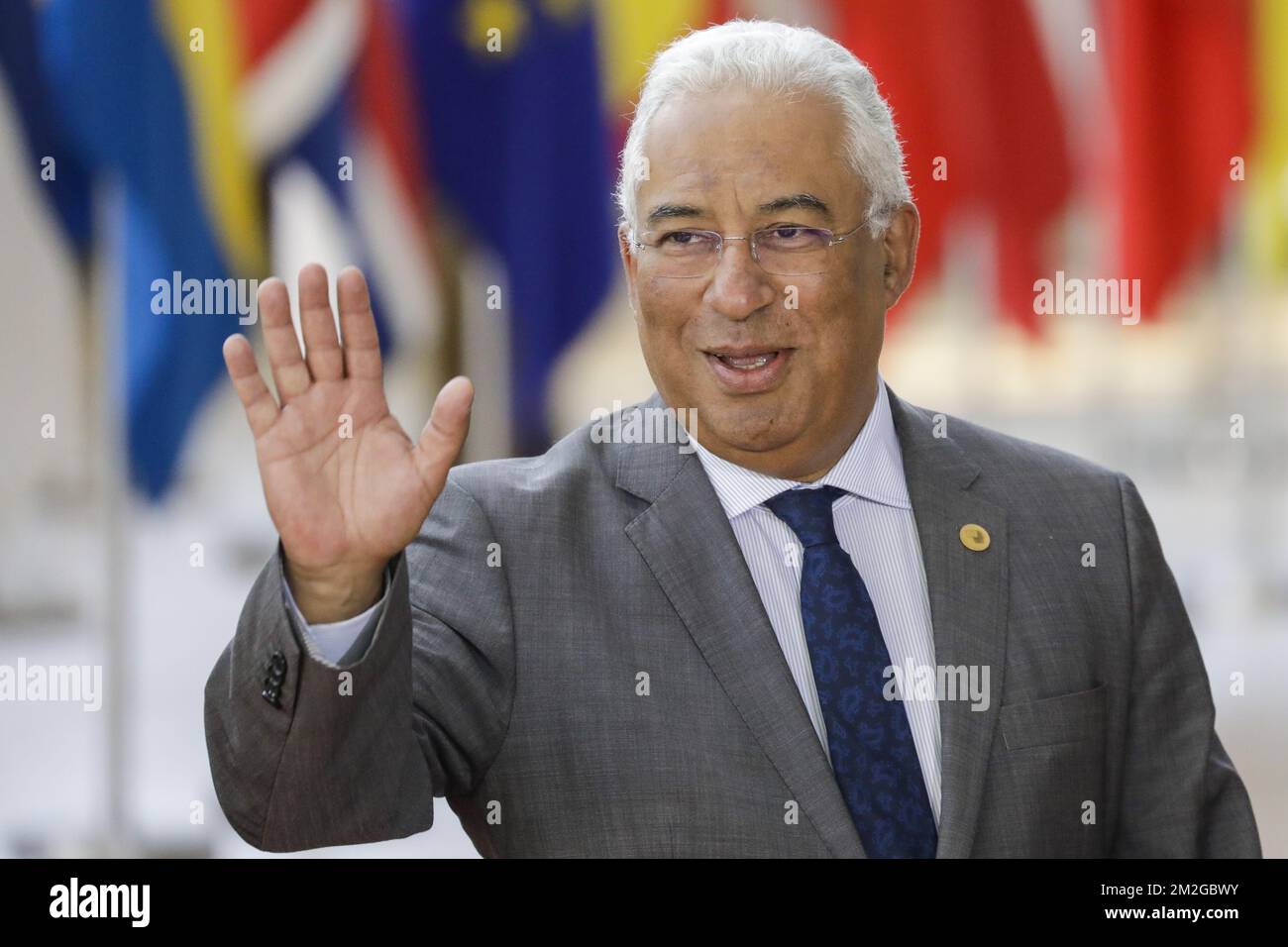 Portugal Prime Minister Antonio Costa pictured during an EU summit ...