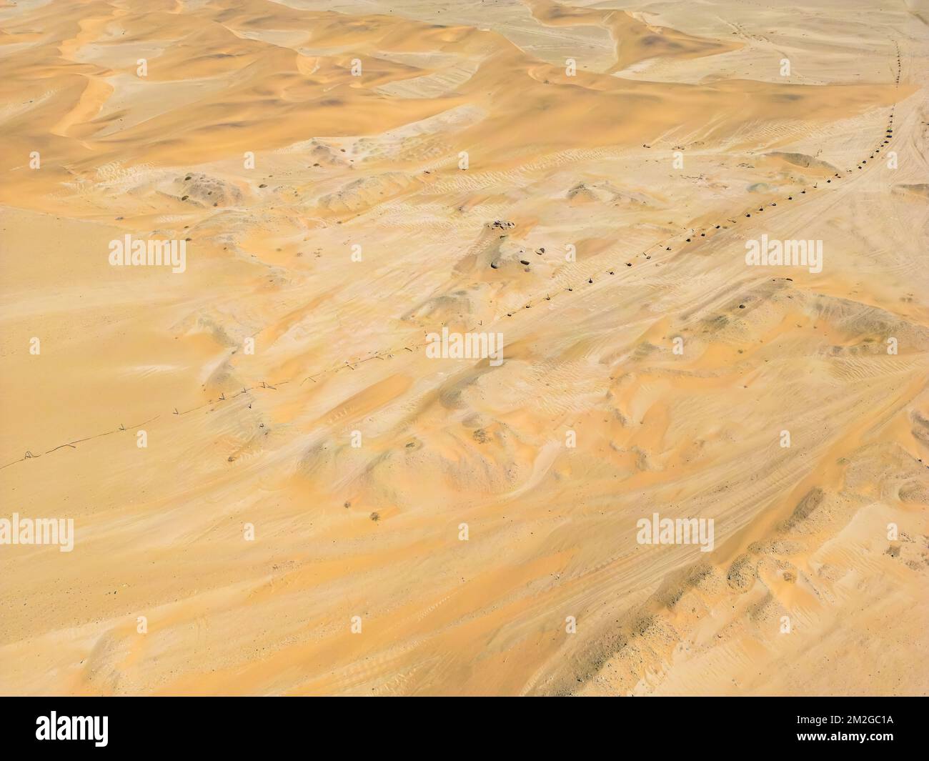 Namibia Desert. Aerial View Sand Dunes near Walvis Bay and Swakopmund. Skeleton Coast. Namibia ...