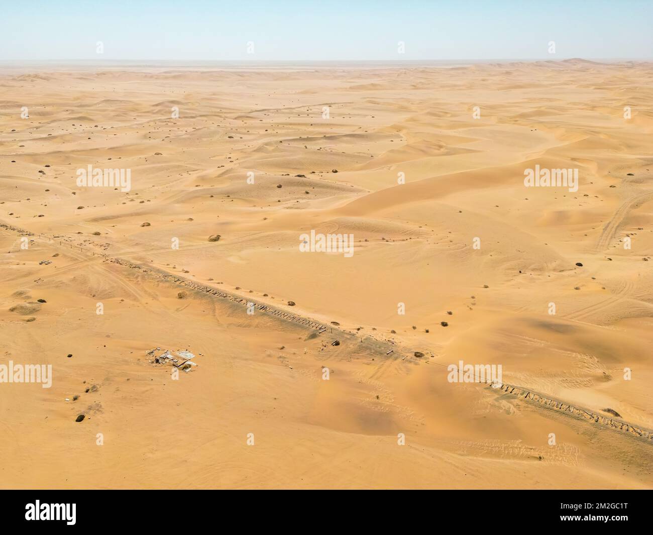 Namibia Desert. Aerial View Sand Dunes near Walvis Bay and Swakopmund. Skeleton Coast. Namibia ...