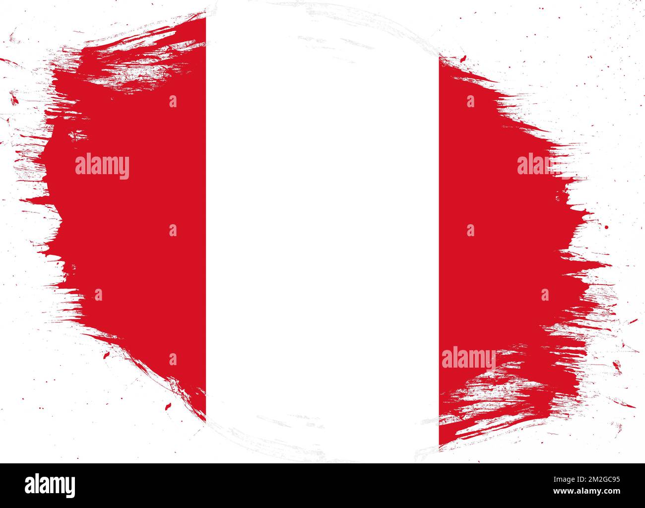 Peru brush flag hi-res stock photography and images - Alamy
