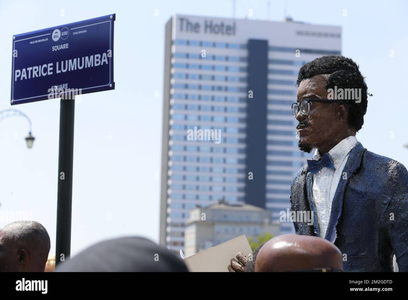 Patrice lumumba brussels hi-res stock photography and images - Alamy